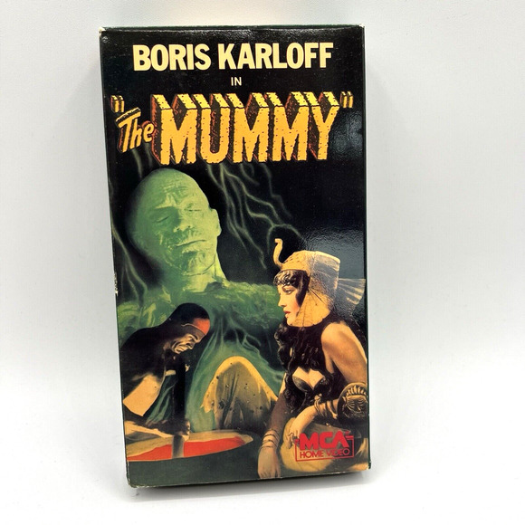 Media | The Mummy Vhs Tape 1985 Mca Home Video Boris Karloff 193 Bw ...
